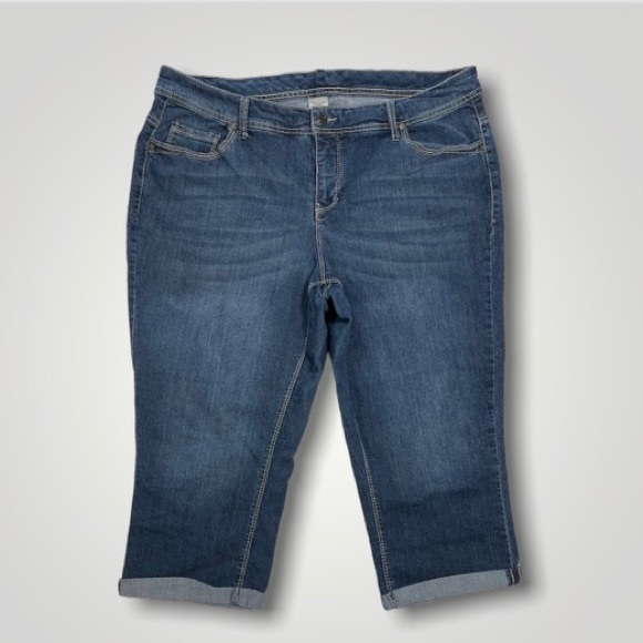 Faded Glory | Pants & Jumpsuits | Faded Glory Plus 6w Womens Capri ...